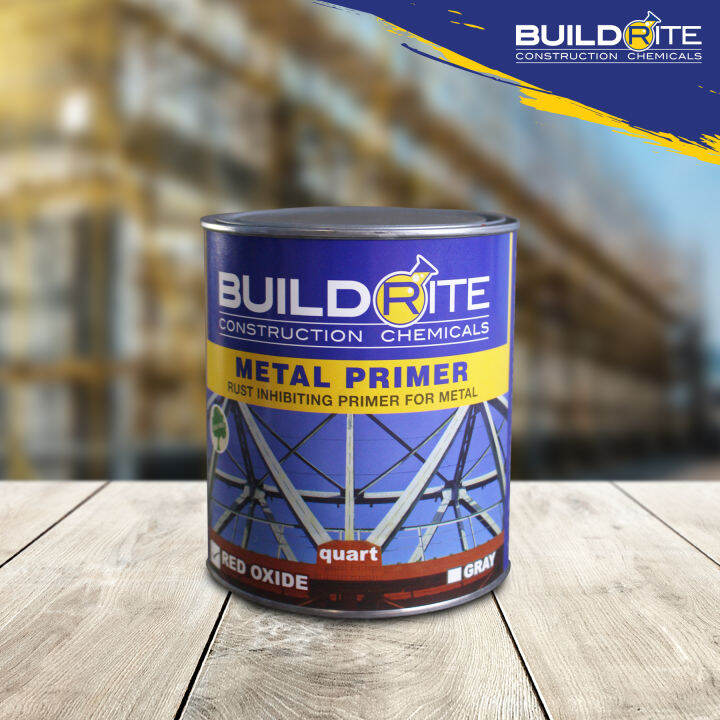 BUILDRITE METAL PRIMER RED OXIDE QUART | Lazada PH