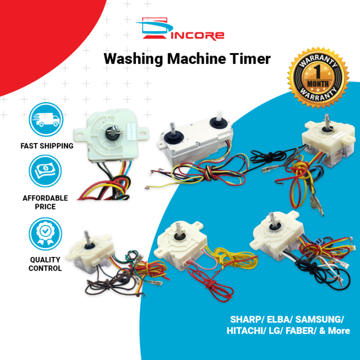 Washing Machine Timer SHARP LG SAMSUNG TOSHIBA PANASONIC DAEWOO HAIER ...