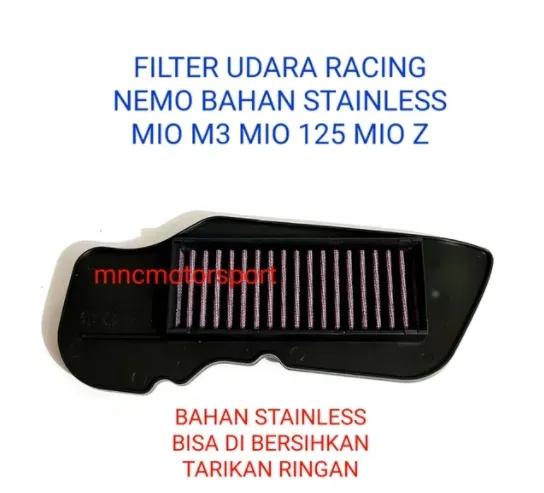 FILTER UDARA RACING MIO M3 Z FINO 125 KAWAT STAINLESS NEMO | Lazada ...
