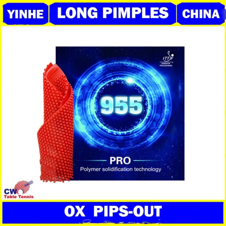 Yinhe 955 Pro OX Long Pimple Special Edition Table Tennis Rubber Ping Pong Sheet Pips-Out (READY ...