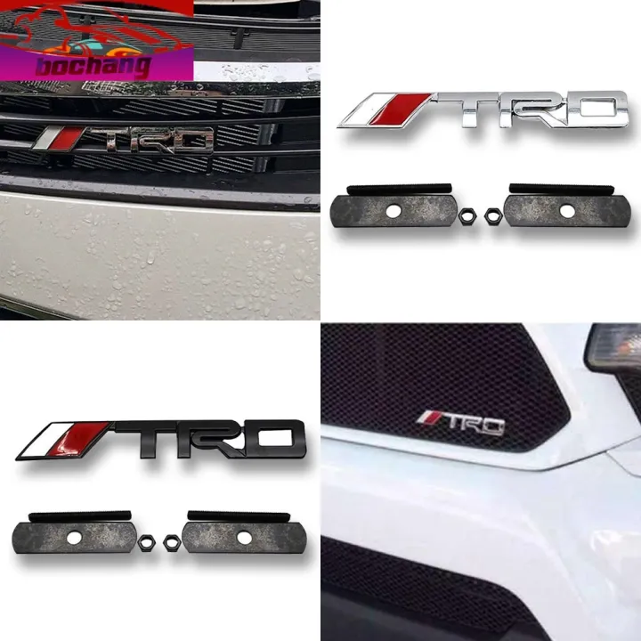 TRD Letter Metal Sticker Car Grille Emblem | Lazada PH