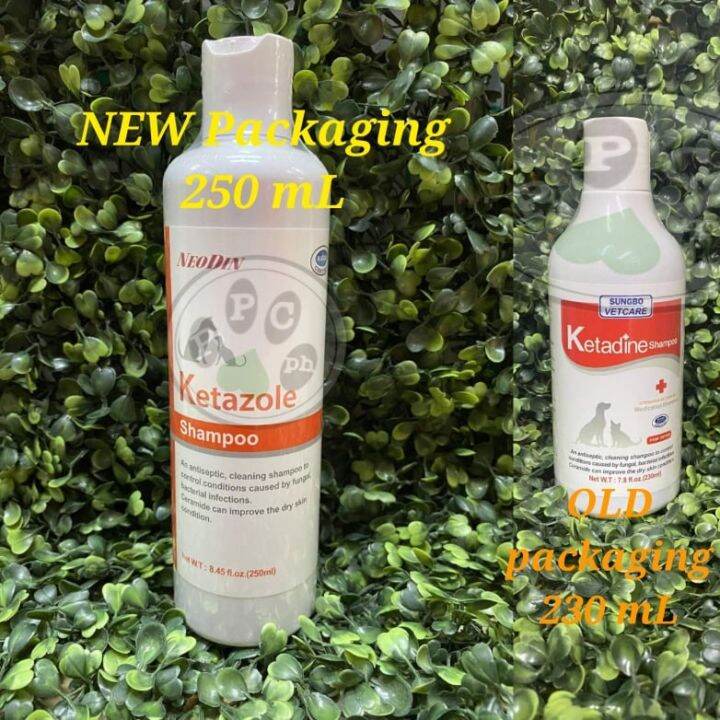【LazM】 Ketazole Medicated Shampoo (formerly Ketadine) for Dogs and Cats ...