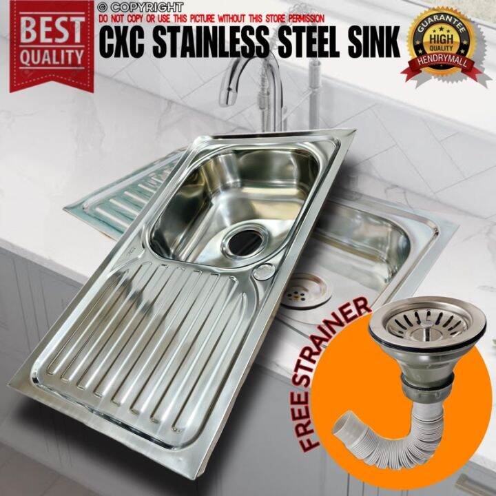 SUS304 STAINLESS STEEL KITCHEN SINK (LABABO / FAUCET) | Lazada PH