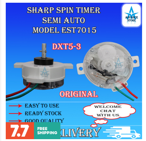 Rotary timer EST7015 EST 7015=DXT15SF-G washing machine semi-automatic ...