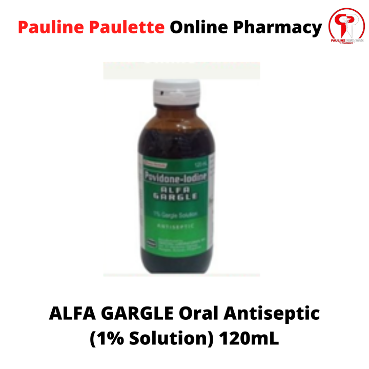 ALFA GARGLE Oral Antiseptic (1% Solution) 120mL | Lazada PH