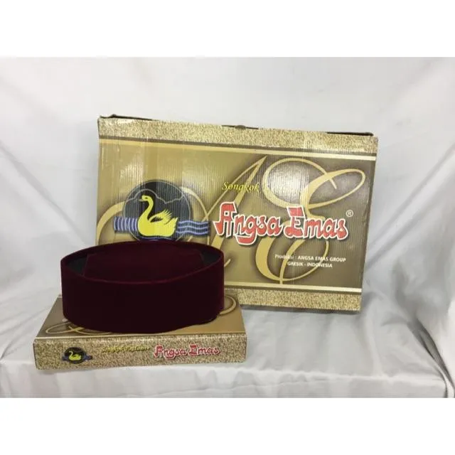 Peci Merah Marun Angsa Mas | Lazada Indonesia