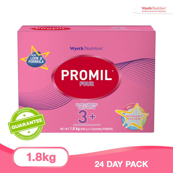 Wyeth® PROMIL® FOUR Powdered Milk Drink for Pre-Schoolers Over 3 Years ...