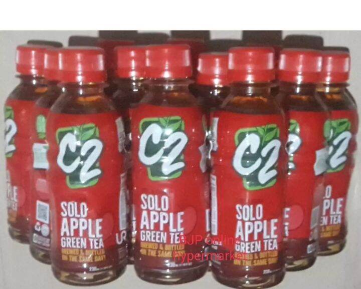 C2 SOLO 12PIECES X 230ML GREEN TEA | APPLE | LEMON | Lazada PH