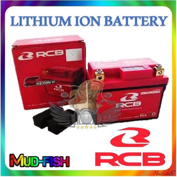 RCB S SERIES LITHIUM ION BATTERY YTZ5S YAMAHA HONDA LC135 Y15ZR RS150 ...
