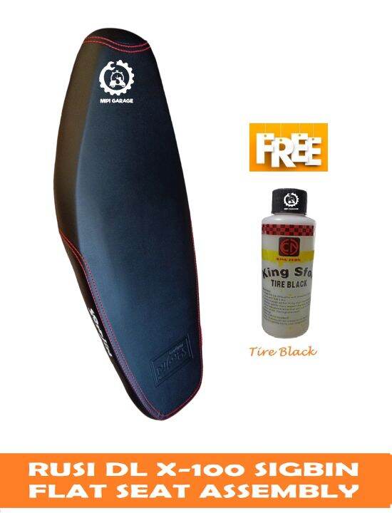 Flat Seat Assembly for Rusi DL X-100 SIGBIN - Somjin with Tire Black ...
