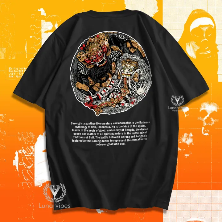 Kaos Indonesia Culture / Kaos Barong x Leak Balinese / Baju Tradisi ...