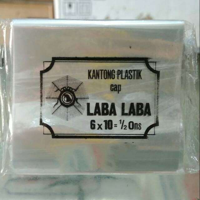 Plastik bening 1/2 ons Laba Laba 6x10 cm | Lazada Indonesia