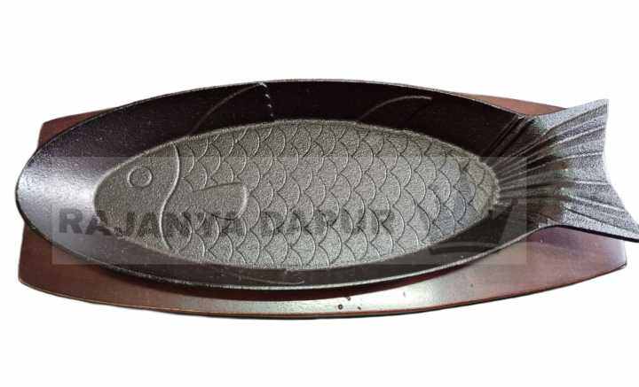 Hot plate ikan plus nampan kayu - hotplate steak sunrise - sun rise ...