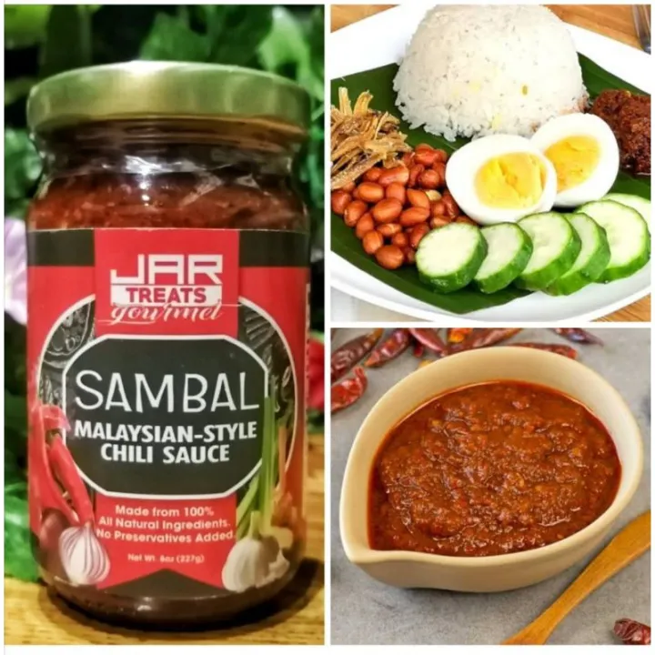 Sambal Malaysian Chili Sauce by Jar Treats Gourmet 227g | Lazada PH