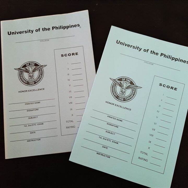 100pcs U.P Blue Book (special and ordinary) | Lazada PH