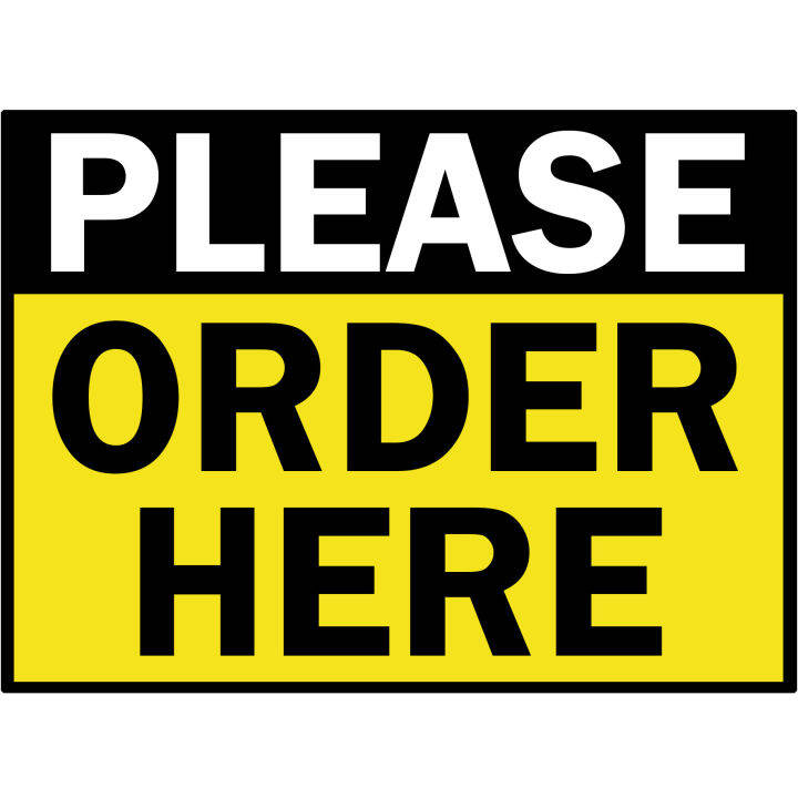 Order Here - Laminated Signage Waterproof - A4 Size | Lazada PH