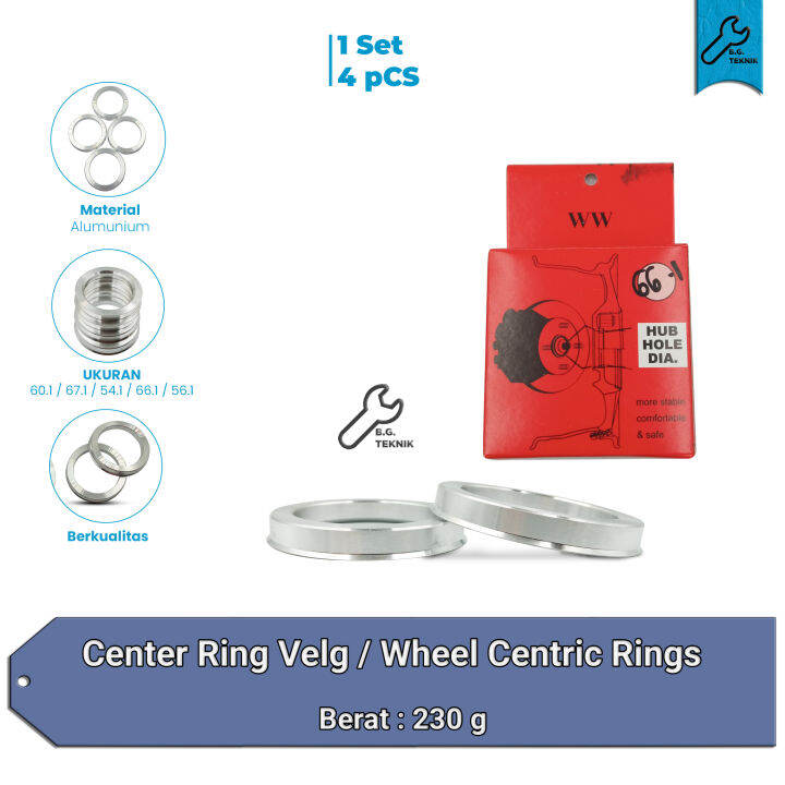 Center Ring Velg / Wheel Centric Rings | Lazada Indonesia
