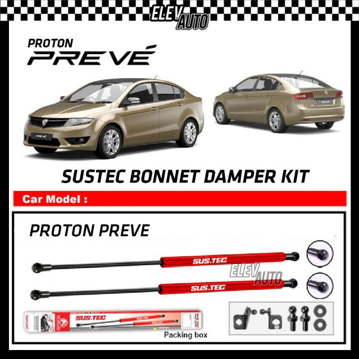Proton Preve SUSTEC Bonnet Damper Front Hood Damper Bonnet Gas Lifter ...