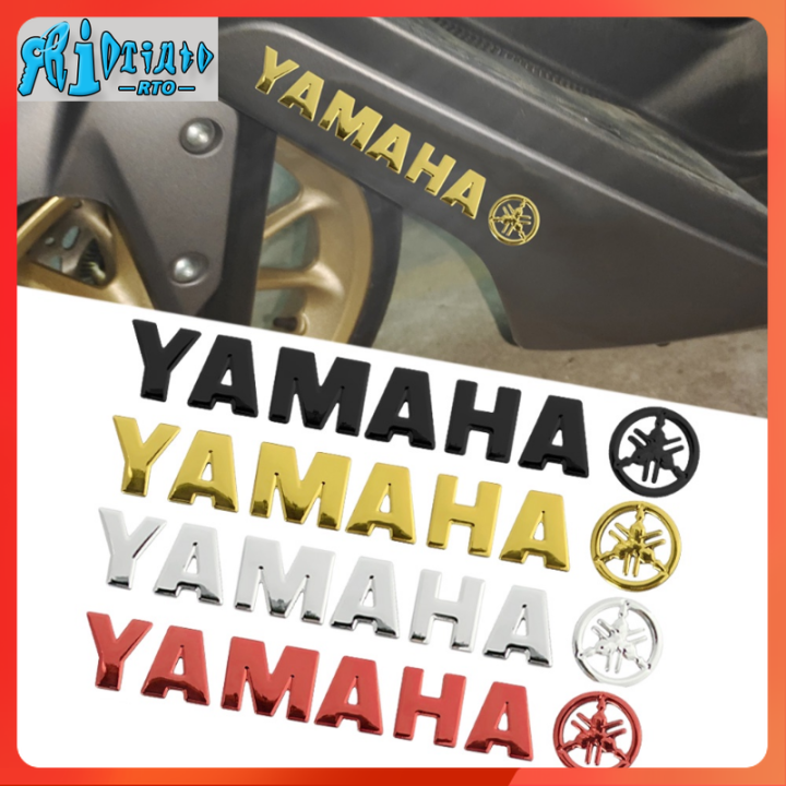 RTO Motorcycle 3D ADESIVI Emblem Decal & Sticker YAMAHA Logo Car ...