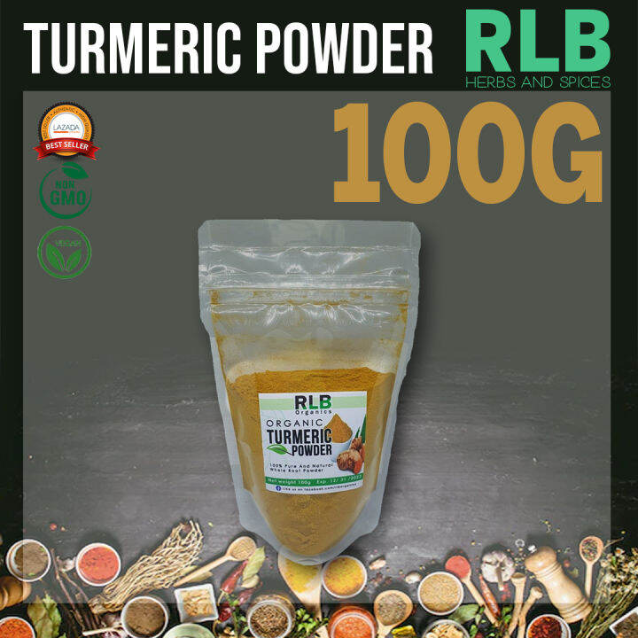 100 grams Organic Pure Natural Turmeric Powder - Anti-inflammatory ...