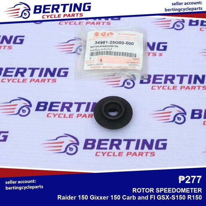 SGP ROTOR SPEEDOMETER Suzuki Raider 150 Gixxer 150 Carb and FI GSX-S150 ...