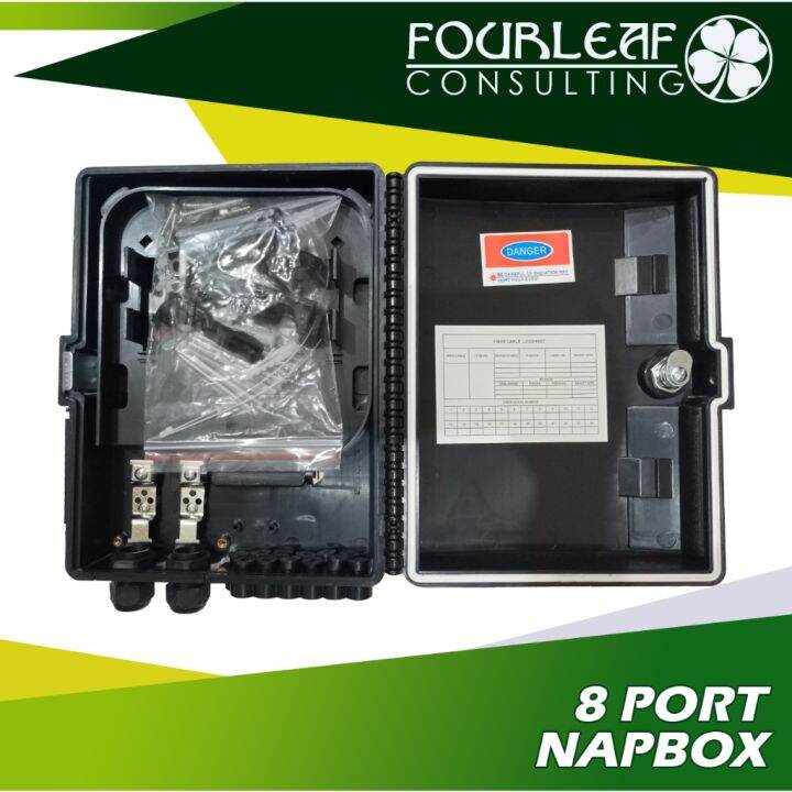 8 port nap box w/ 2pcs 1 meter free steel straps | Lazada PH