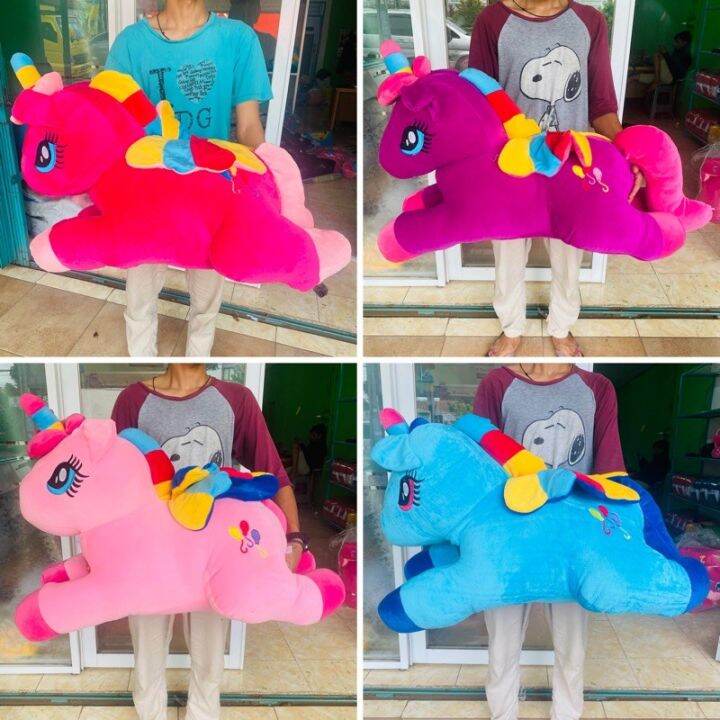 Boneka Unicorn Kuda Poni Besar / Little Pony Jumbo Termurah BONEKA KUDA ...