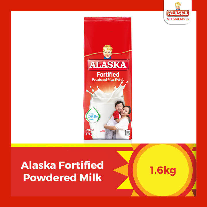 Alaska Fortified Powdered Milk Drink 1.6kg FREE SHIPPING BH Official ...