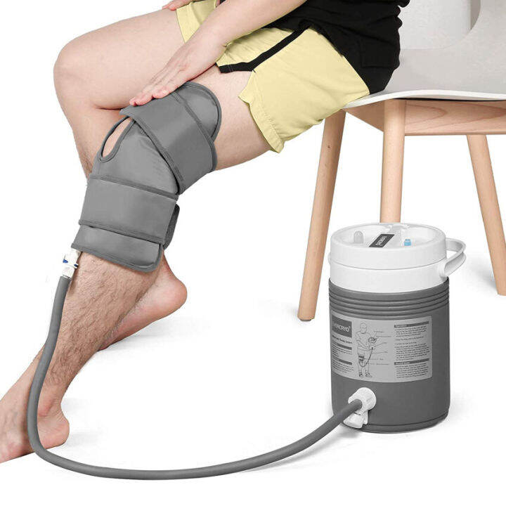 【1-3 ส่งของทุกวัน】Cold Therapyระบบขนาดใหญ่เข่าPad,ปรับห่อตามหลัก ...