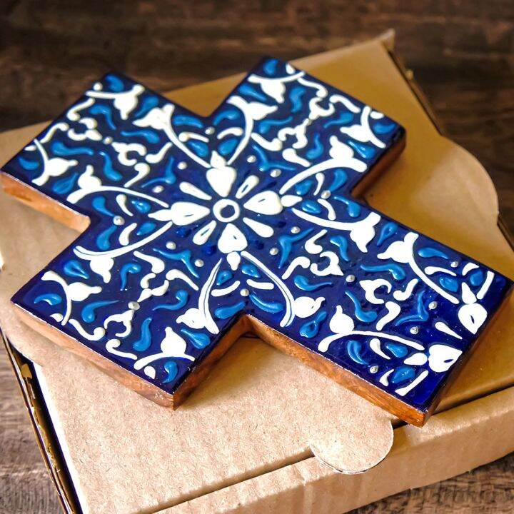 Ephesus - Pintadas Hand-Crafted & Hand-Painted Small Hardwood Wall ...