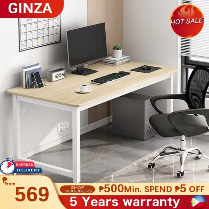 【Spot in Manila】（120*60*75 CM）computer desk solid wood Writing Desk ...