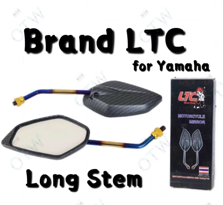 LTC Yamaha Carbon Side Mirror (Long Stem) | Lazada PH