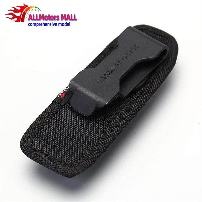 ALLMotors MALL Flashlight Pouch Holster na may 360 Degrees Rotatable na Pagsuot sa Belt | Lazada PH
