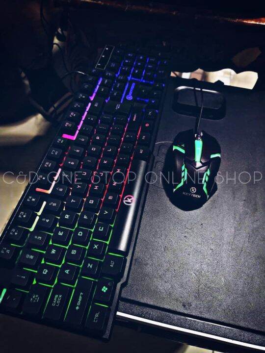 KEYTECH K516 KEYBOARD AND MOUSE SET | Lazada PH
