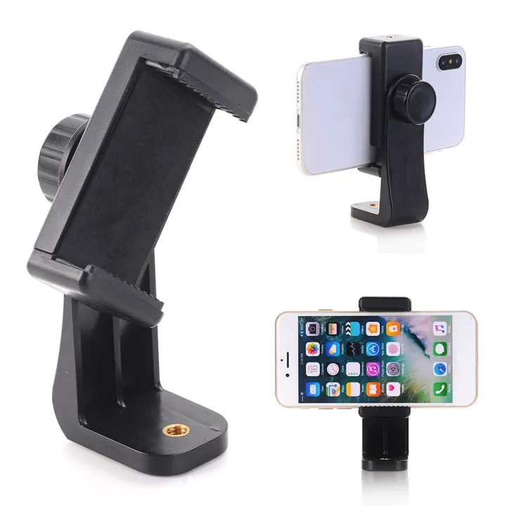 【akula store】Universal Smartphone Tripod Adapter Clip Vertical Bracket ...