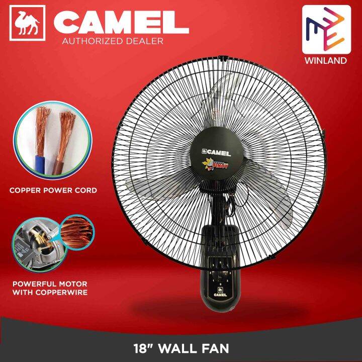 CAMEL by Winland Wall Fan 18inches Banana Blade Powerful Motor with ...