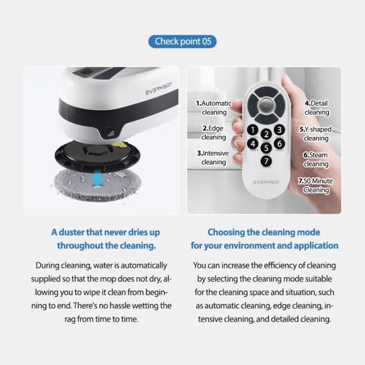 [made In Korea] Everybot Edge Robot Wet Mop Cleaner Powerful Cleaning Smart Sensor Lazada Ph
