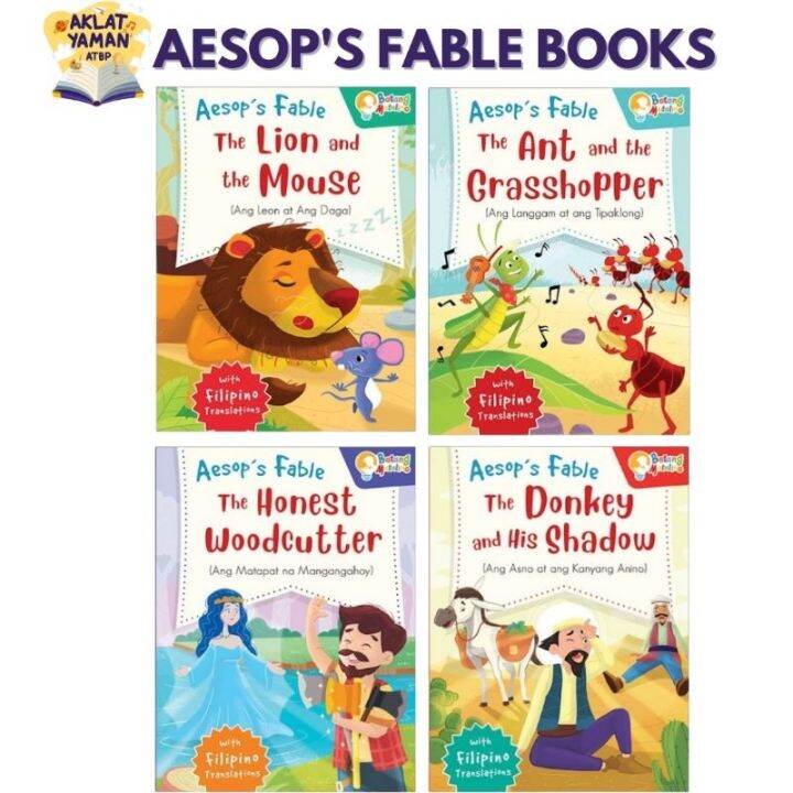 【COD】diuzuba4258 Aesop's Fable English Tagalog Story Books | Lazada PH