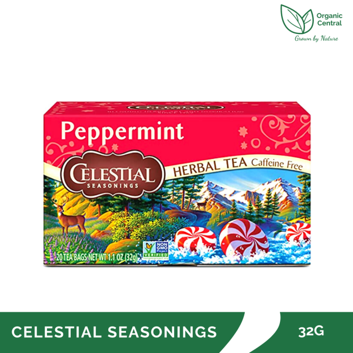 Celestial Seasonings Peppermint Herbal Tea 32G | Lazada PH