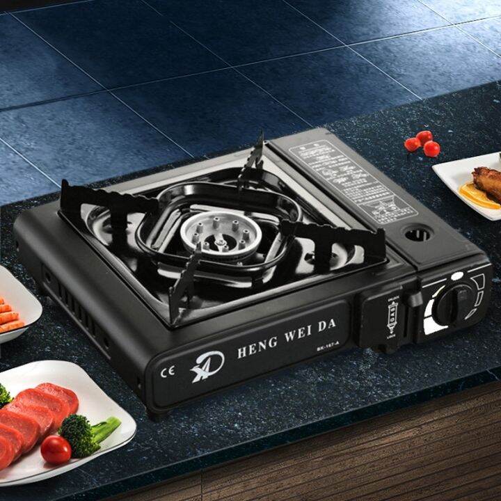 Portable Gas Stove Butane Burner Cooking Ultralight Outdoor Stoves ...