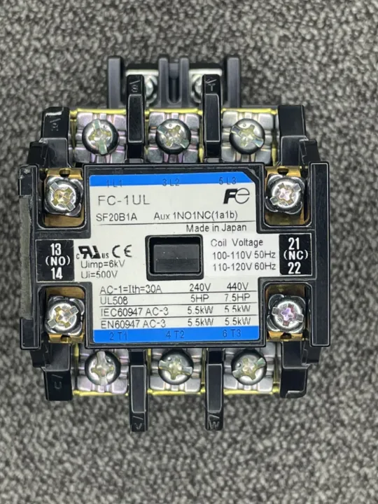 Magnetic Switch Fuji FC-1UL Coil 110V สำหรับเครื่องไฟ 110Vac แมคแนติก ...