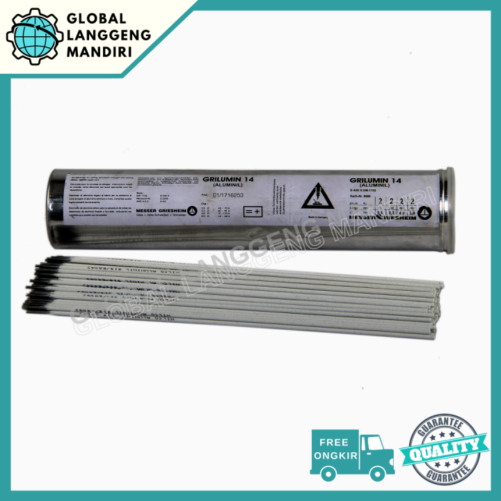 KAWAT LAS ALUMINIUM GRILUMIN14 2.6MM (1KG) CPROWELD / KAWAT LAS LISTRIK ...