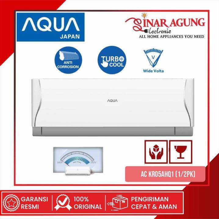 AQUA AC 1/2 PK AQ-KR5AHQ TURBO COOL LOW WATT 100% ORI | Lazada Indonesia