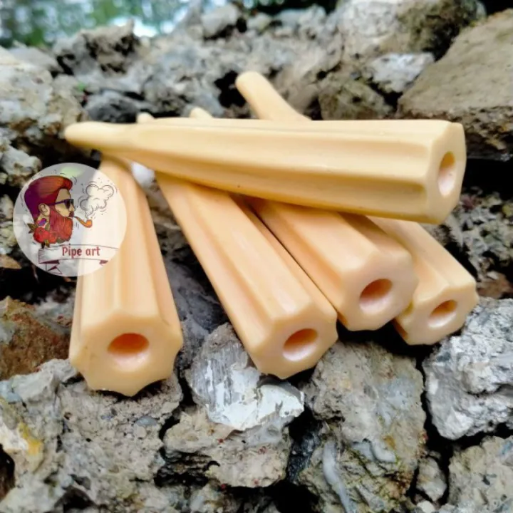 Pipa Rokok Once Cangklong Gading Gajah Sintetis Ukiran Ukiran Belimbing ...