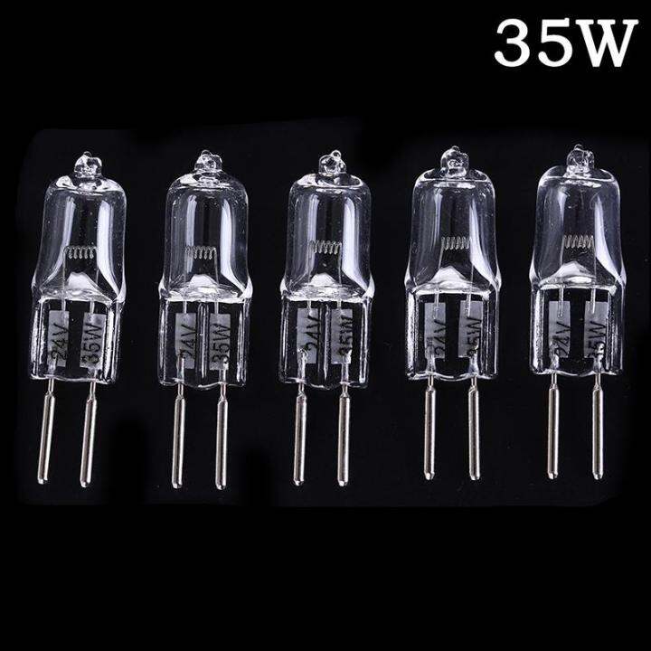 Ministar 5Pcs 24V G5.3 35W/50W Base Halogen Bulbs Light Lamp Bulb | Lazada