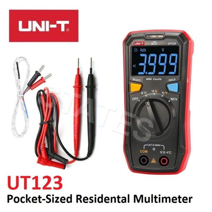 UNI-T UT123 Pocket-sized Residential Multimeter | Lazada