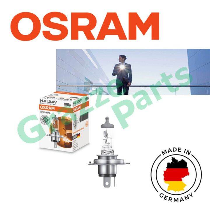 Original Osram H4 24V 75/70W Halogen Light Car Bulb (64196) - Made In ...