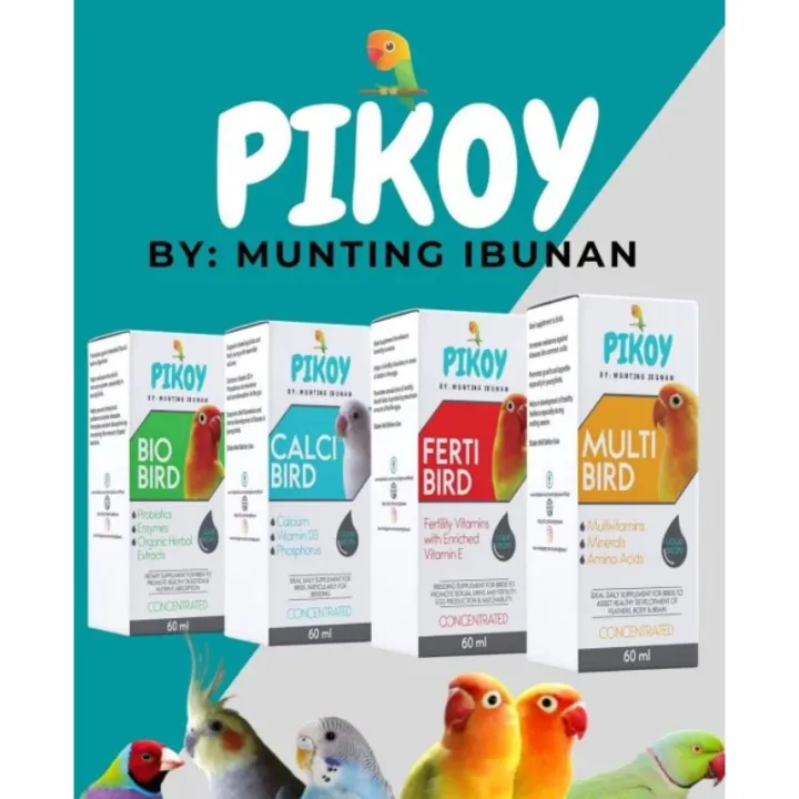 Pikoy Ferti Bird Vitamins for lovebirds | Lazada PH