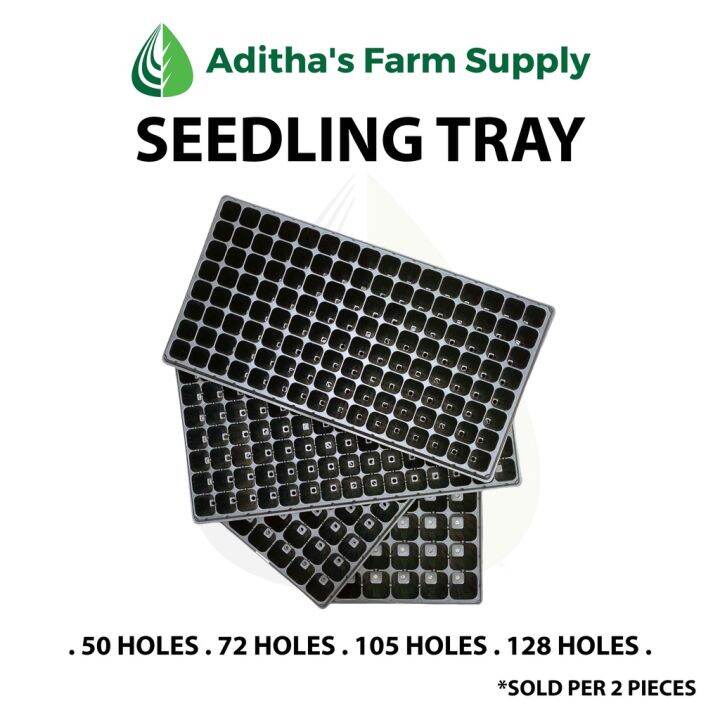 Seedling Tray 50 holes, 72 holes, 105 holes, 128 holes (Thick/Makapal ...