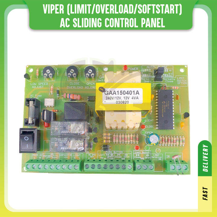 Autogate Control Board- Viper AC Sliding Panel (Suitable for any AC ...